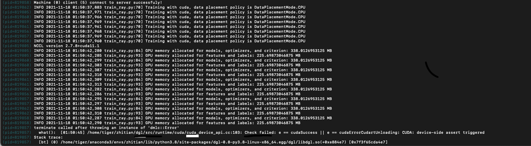 Dgl Src Runtime Cuda Cuda Device Api Cc 103 Check Failed E